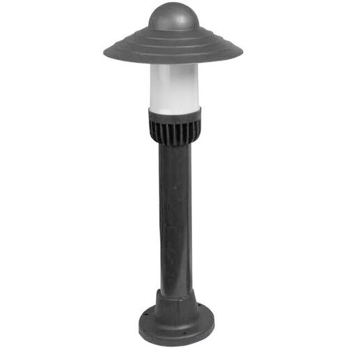 Светильник уличный наземный ВЭП свет Поллар низкий со шляпкой Е27 60Вт IP54 черный