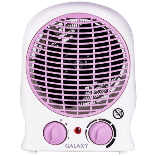 Тепловентилятор GALAXY LINE GL8176, 20 м², белый/розовый