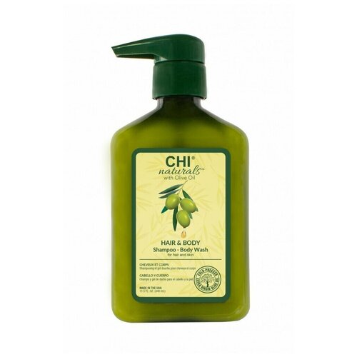 Шампунь и гель для душа CHI Olive Naturals, 340 мл