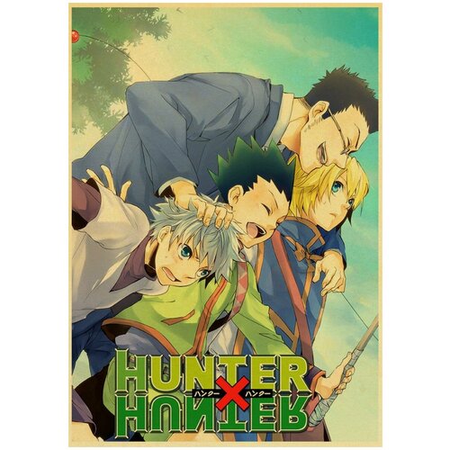 Постер / Плакат / Картина Hunter x Hunter 60х90 см в раме
