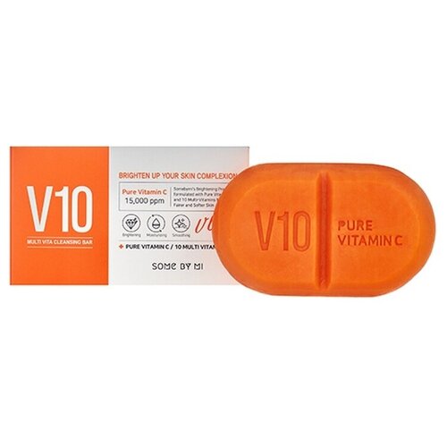 SOME BY MI Очищающее мыло с витаминным комплексом V10 MULTI VITA CLEANSING BAR