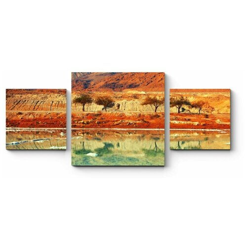 Модульная картина Мертвое море 110x47