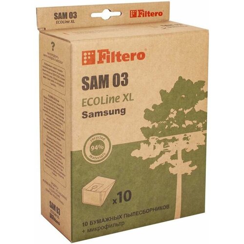 Мешок для пылесоса Filtero SAM-03 (10) ECOLine XL