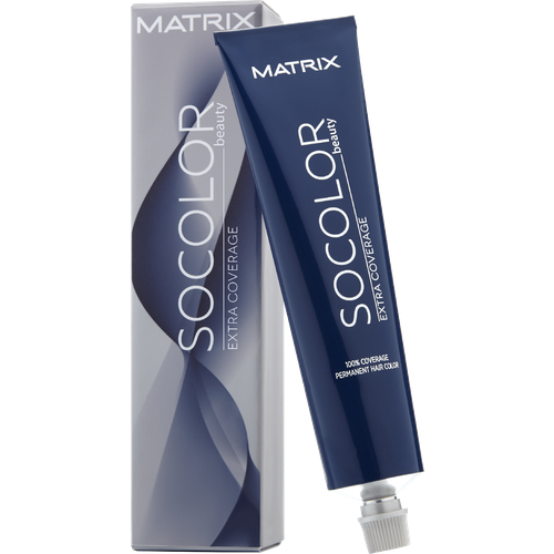 Matrix SoColor Pre-bonded стойкая крем-краска для седых волос Extra coverage, 506N темный блондин, 90 мл