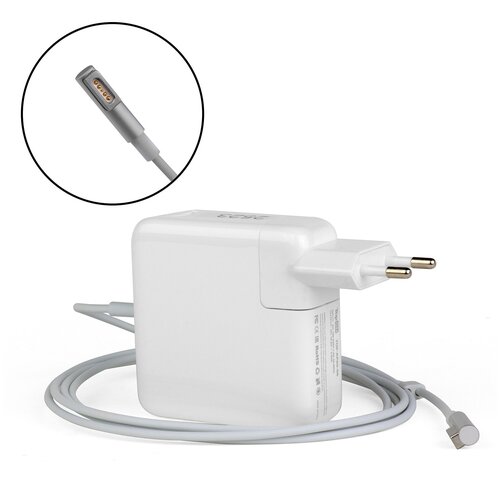 Блок питания для ноутбуков Apple MacBook 16.5V, 3.65A (60W) штекер MagSafe 1: A1181, A1184, A1185, A1330, A1278, A1334, A1344, MC461LL/A