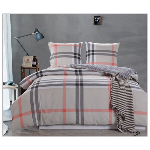 Комплект постельного белья Valtery CL-308, 1.5-спальное, хлопок, бежевый