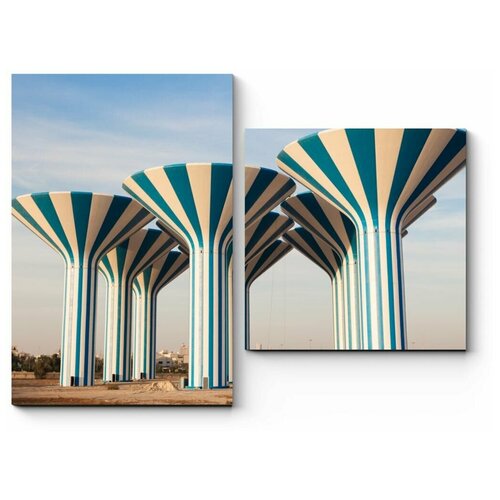 Модульная картина Башни Кувейта120x90