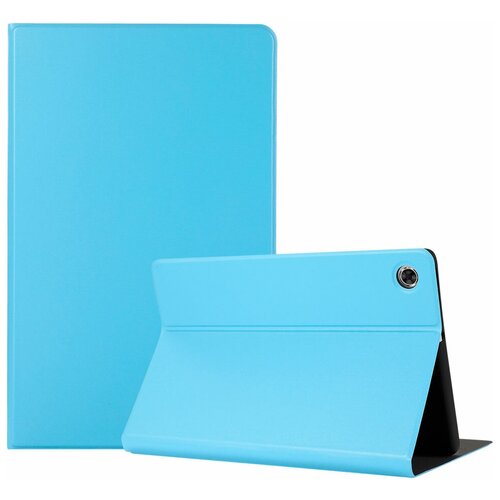 Чехол для планшета Samsung Galaxy Tab A9 Plus 11 дюймов (SM-X210/X216), кожаный, трансформируется в подставку (голубой)