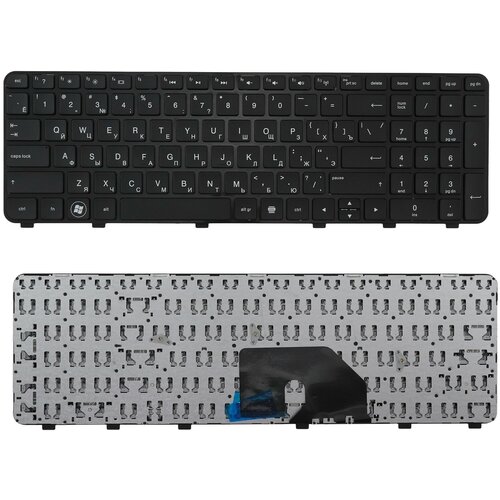 Клавиатура для ноутбука HP Pavilion dv6-6103er черная с рамкой