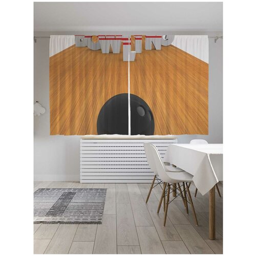 Классические шторы JoyArty "Перед броском", серия Oxford DeLux, 2 полотна 145x180 см