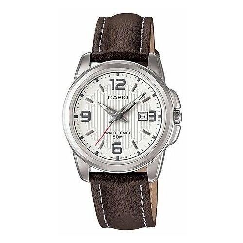 Наручные часы CASIO Collection LTP-1314L-7A, коричневый, белый