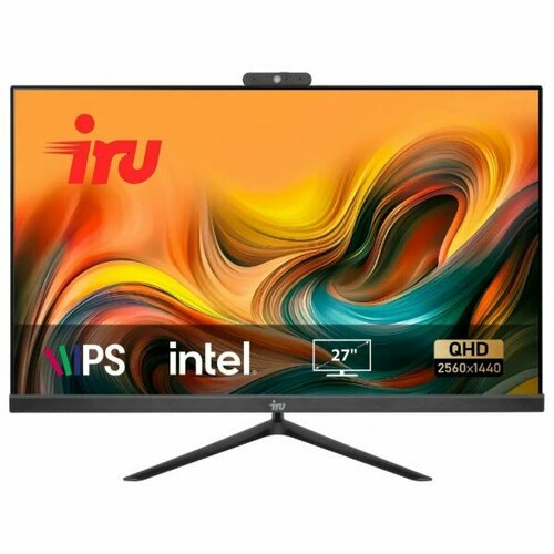 Моноблок IRU Office 27IH5P2K 27 QHD i5 11400 (2.6) 16Gb SSD1Tb UHDG 730 Free DOS GbitEth WiFi BT 120W Cam черный 2560x1440