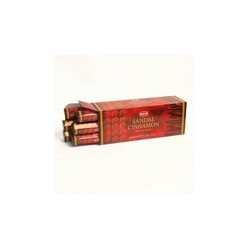 Hem Incense Sticks SANDAL-CINNAMON (Благовония сандал-корица, Хем), уп. 20 палочек.