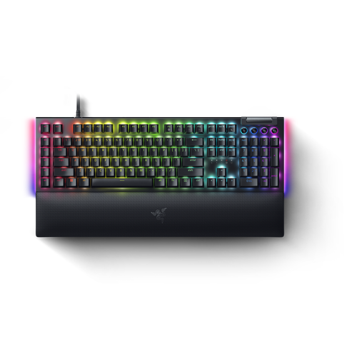 Игровая клавиатура Razer BlackWidow V4, русские буквы, механические переключатели Yellow Switch (RZ03-04692500-R3R1)