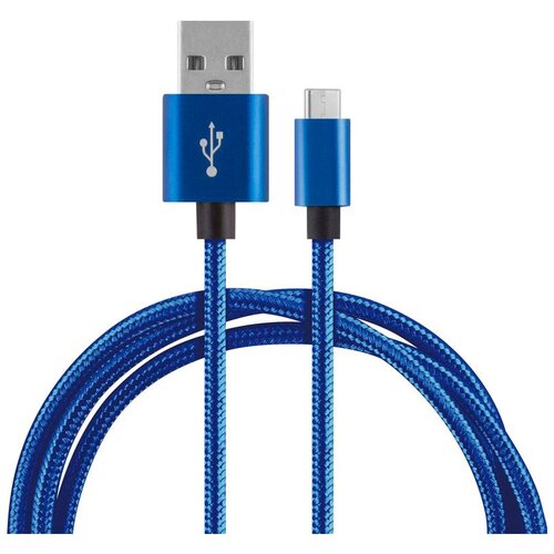 Кабель Energy USB - Type-C, 1 м, синий