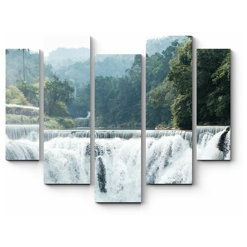 Модульная картина Водопад Шифен, Тайвань131x106