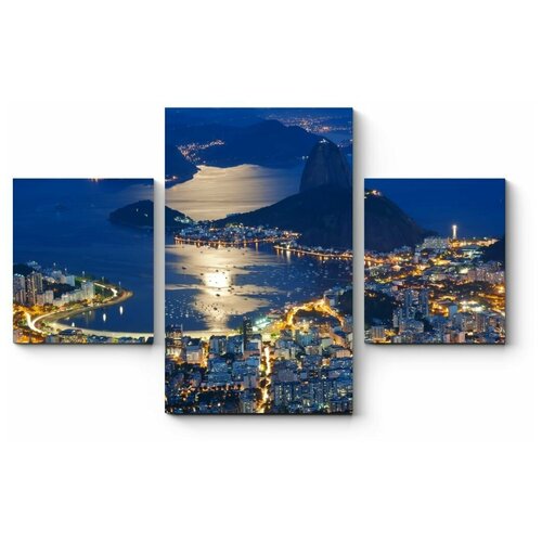 Модульная картина Великолепный Рио-де-Жанейро 150x98