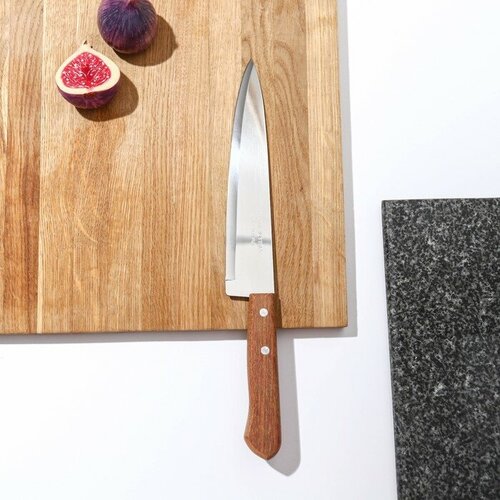 Tramontina Нож кухонный поварской Universal, лезвие 20 см, сталь AISI 420, деревянная рукоять