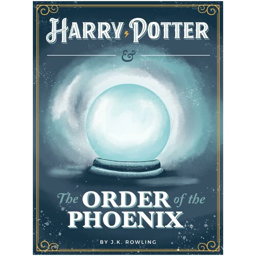 Постер / Плакат / Картина Гарри Поттер - Орден Феникса 50х70 см в раме