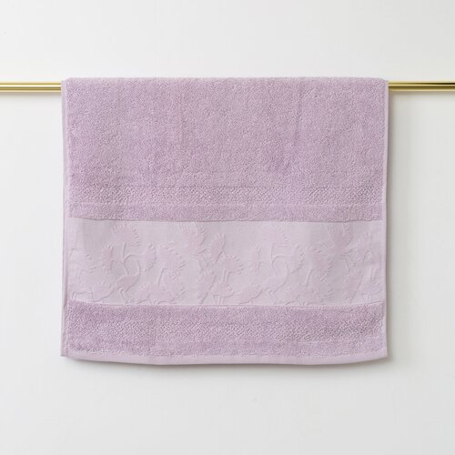Махровое полотенце Abu Dabi 50*90 см, цвет - светло фиолетовый (0455), плотность 600 гр, 2-я нить.