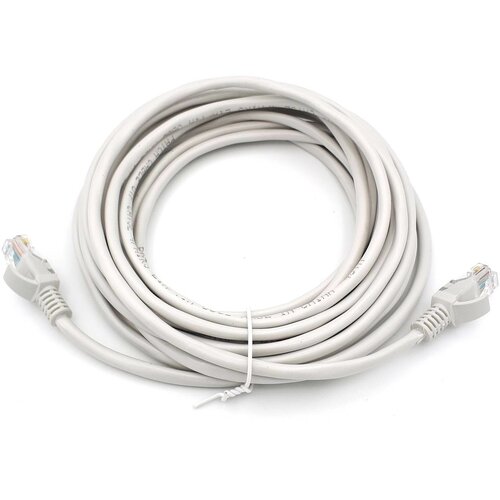 Сетевой кабель Патч корд 20м / Интернет кабель 20 м / LAN сетевой провод Патчкорд / RJ45
