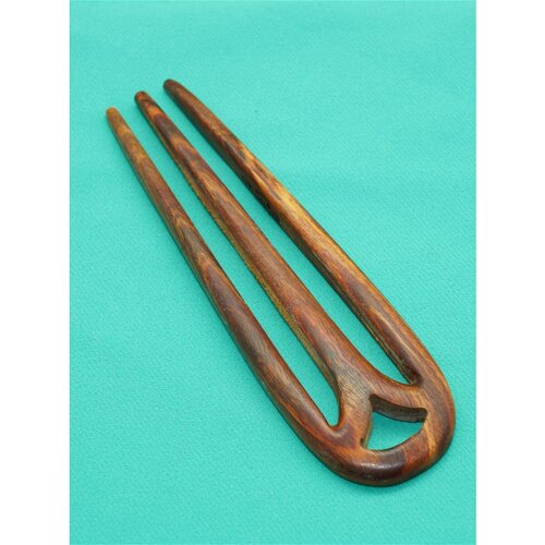 Китайская палочка, шпилька для волос. Из дерева, сандаловая 13 см.