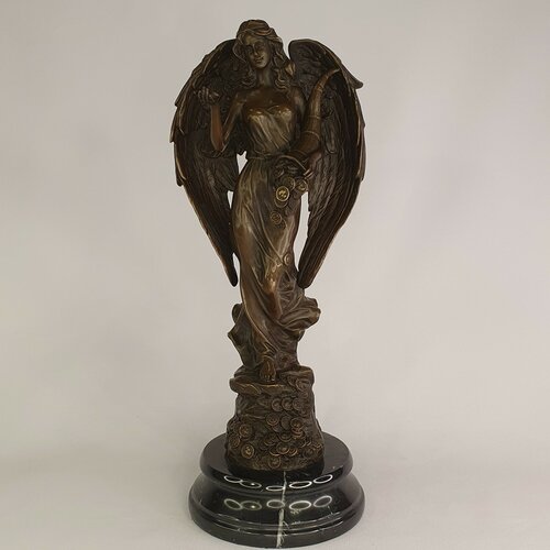 Статуэтка фигурка скульптура бронза Фортуна с крыльями