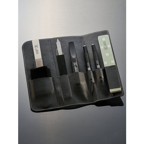 Маникюрный набор 6 инструментов для ногтей, необрезной маникюр и педикюр, подарочный набор для женщин, мужчин, не требует навыков.