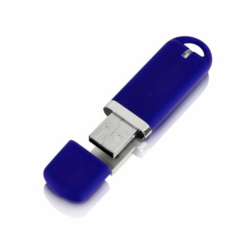 Флешка Memo, 32 ГБ, темно-синяя, USB 2.0, арт. F34 10шт