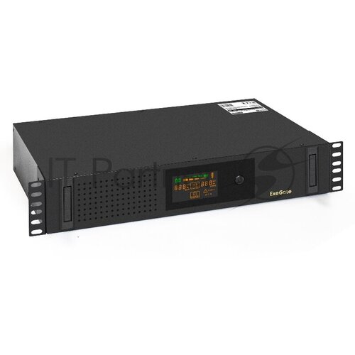 ИБП ExeGate ServerRM UNL-800. LCD. AVR.2SH.3C13. USB.2U <800VA/480W, Color LCD, AVR, 2*Schuko+3*C13, USB, 2U, установка в стойку, Black>