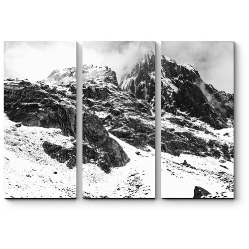 Модульная картина Неприступные горы 150x108