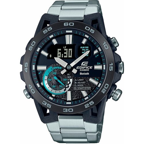 Наручные часы CASIO Edifice, черный, серебряный