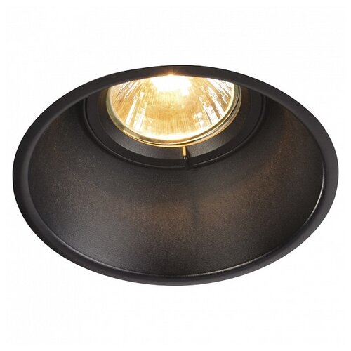 Светильник SLV Horn-T 113140, GU10, 50 Вт, цвет арматуры: черный, цвет плафона: черный
