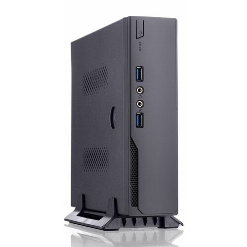 Корпус Foxline mITX case (1L), w/2xUSB3.0, VESA, CPU cooler, w/120W pwr adapter, w/pwr cord