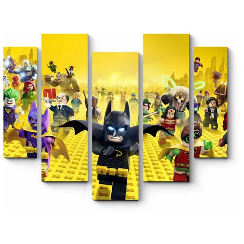 Модульная картина Лего - мир 181x147