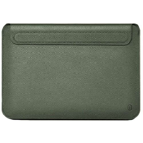 Чехол WiWU Genuine Leather Laptop Sleeve для MacBook Pro 16.2inch Green