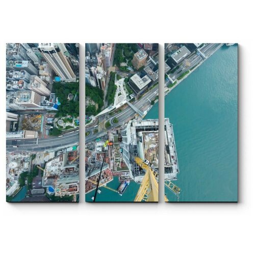 Модульная картина Гонконг с головокружительной высоты160x115