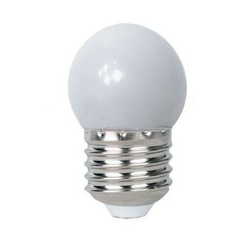 Лампа светодиодная PLED-ECO 1Вт G45 шар 4500К нейтр. бел. E27 для Белт-лайт JazzWay 5040663 (1 шт)