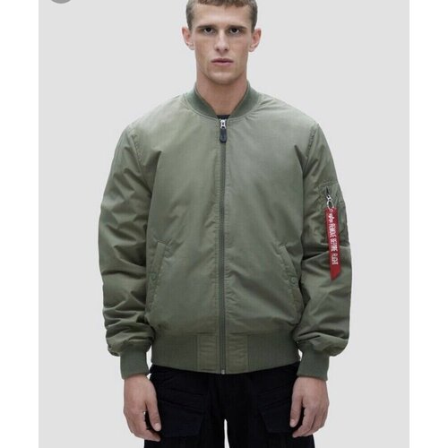 Бомбер ALPHA INDUSTRIES, размер M, зеленый