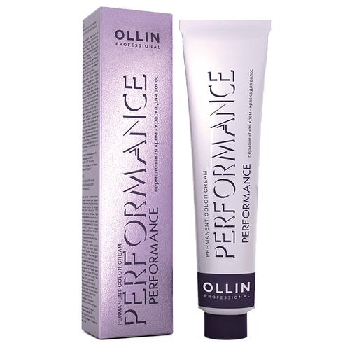 OLLIN Professional Performance перманентная крем-краска для волос, 7/71 русый коричнево-пепельный, 60 мл