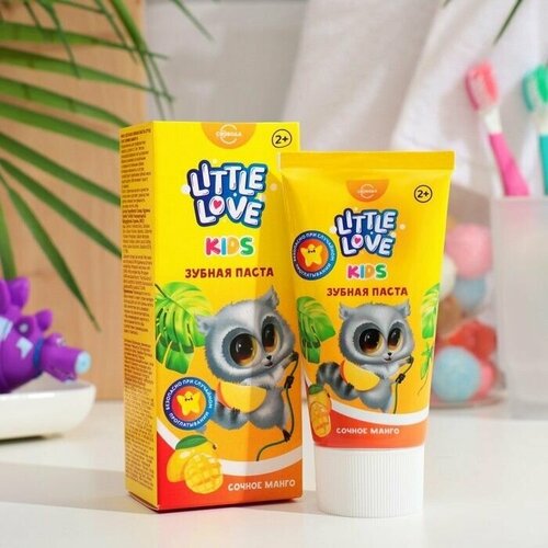 Детская зубная паста Little Love сочное манго 2, 62 мл