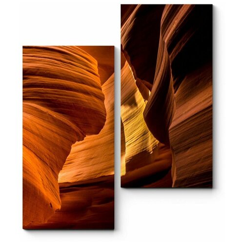 Модульная картина Прекрасные цвета каньона 100x125