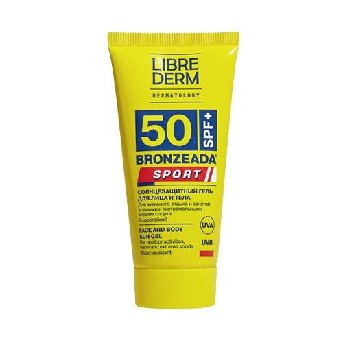 Librederm гель Bronzeada Sport SPF 50, 50 мл