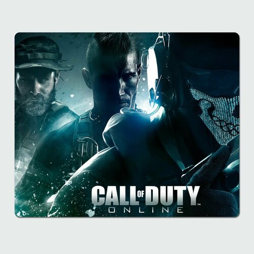Коврик для компьютерной мышки Rocket - Call of Duty, игра, 23x19 см