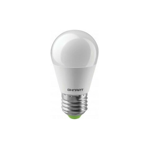 Светодиодная LED лампа онлайт шар G45 E27 10W(700lm)2700K2K90х46 OLL-G45-10-230-2.7K-E27 61968 (упаковка 18 штук)