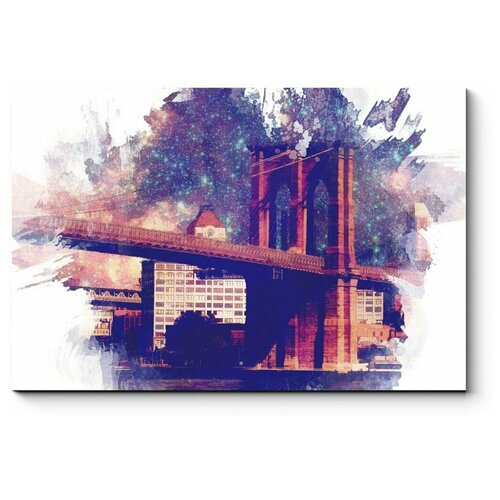 Модульная картина Бруклинский мост, Нью-Йорк 70x47