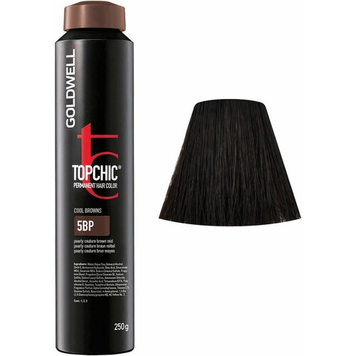 Goldwell Topchic стойкая крем-краска для волос, 5BP жемчужный темный шоколад, 250 мл