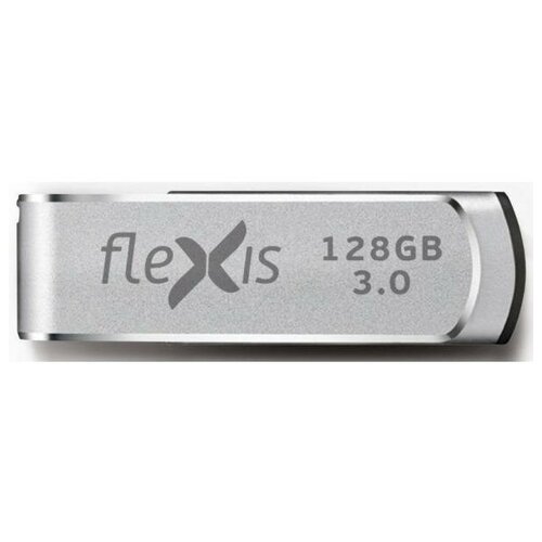 Flexis Флешка 128Gb Flexis RS-105 USB 3.0 серебристый