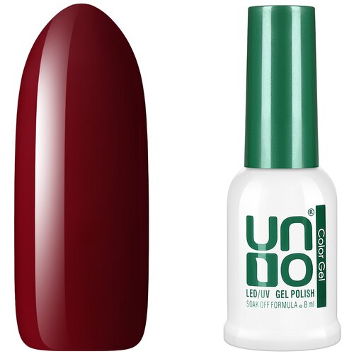 Гель лак для ногтей UNO Color Gel № 89, Dark Cherry, 8 мл