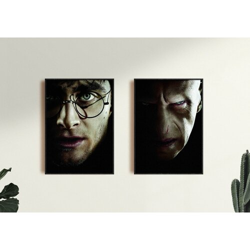 Набор интерьерных постеров 2 шт. "Гарри Поттер" формата А3 (30х42 см) без рамы
